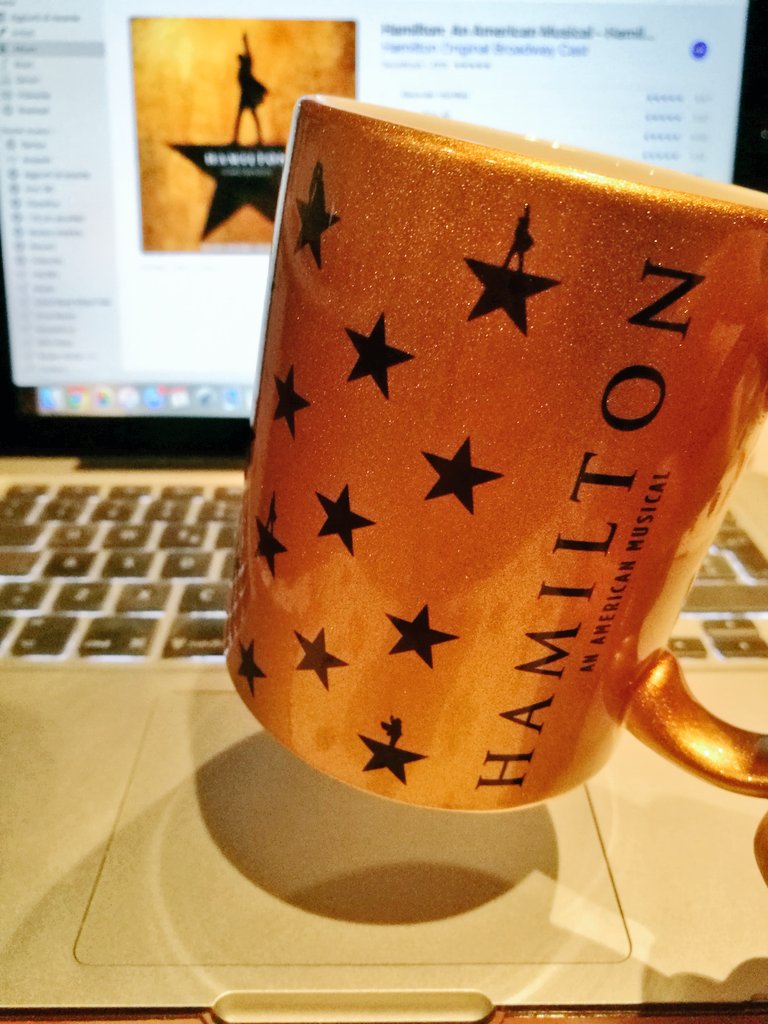 Hamilton West End Merch: Star grid mug missing? : r/hamiltonmusical