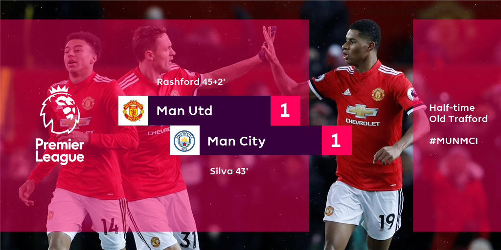 [EPL] 16R."맨체스터 더비" 선발 라인업 : 클리앙