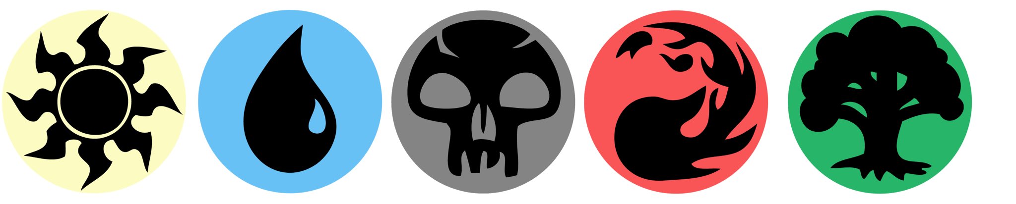 Magic The Gathering Color Symbols