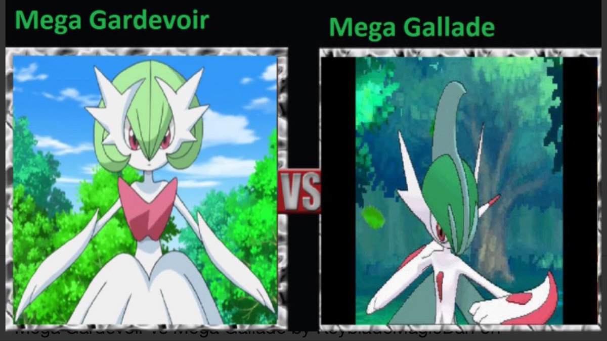 Mega Gallade And Mega Gardevoir