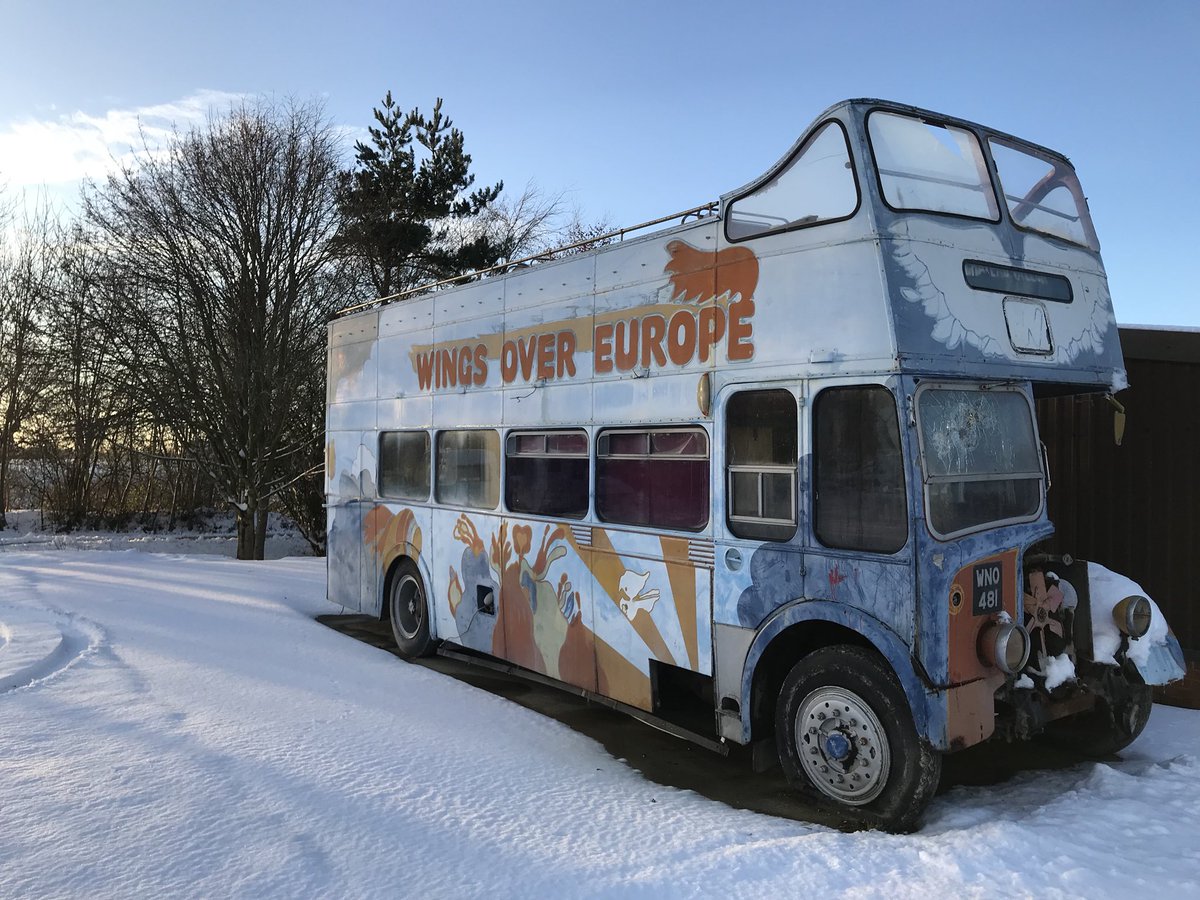 Old Open Air Touring Buses