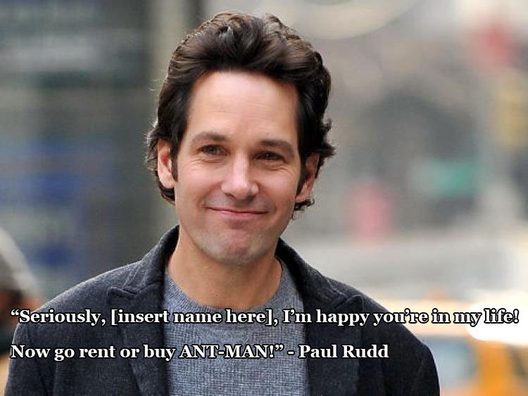 Paul Rudd Funny Quotes