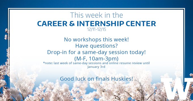 Career & Internship Center | University of Washington