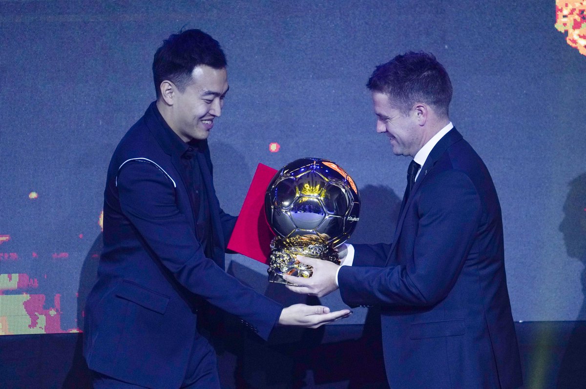 Guangzhou Evergrande's defender Feng Xiaoting wins the Chinese ...