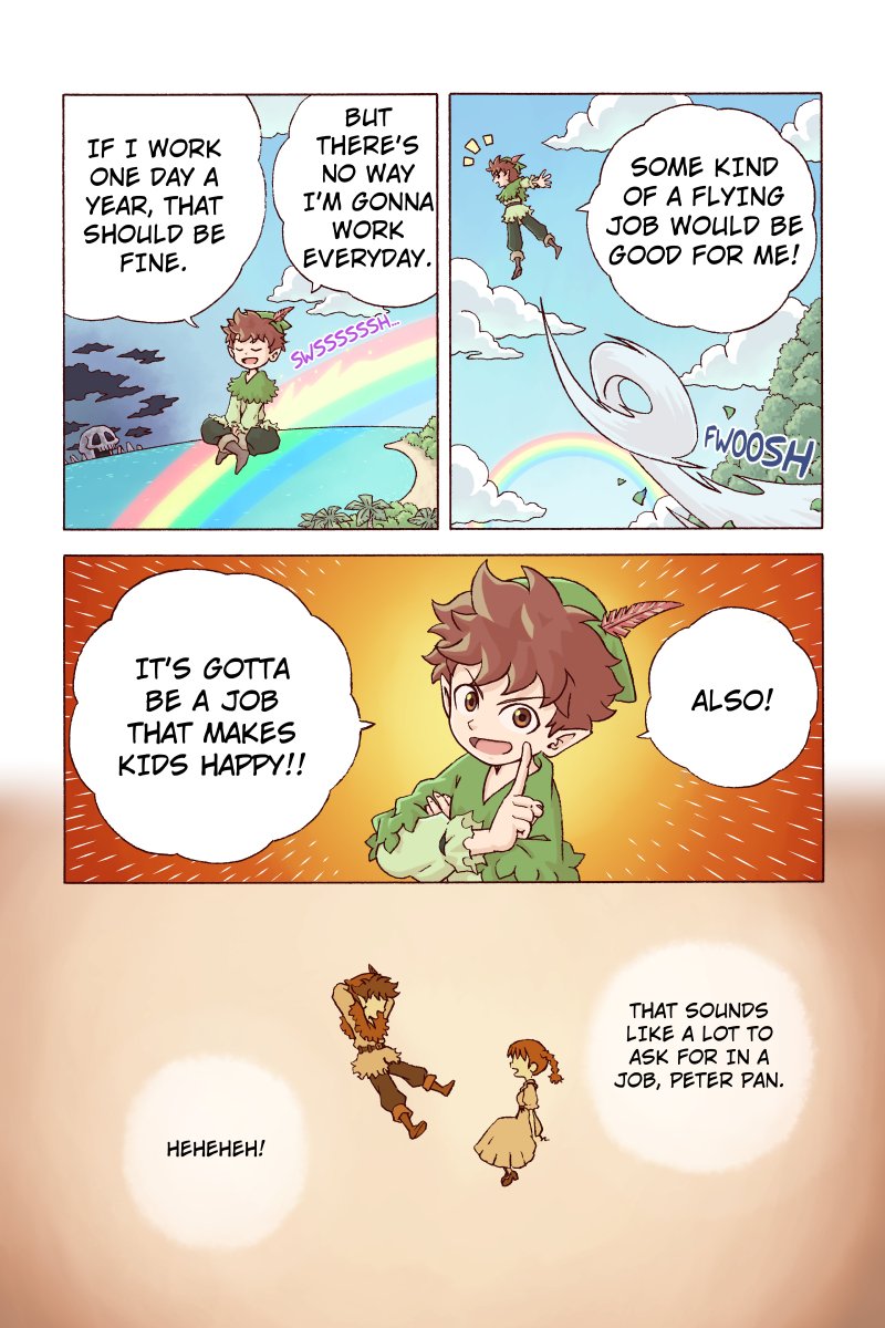 When Peter Pan Grows Up" #manga #comic #webcomic #PeterPan 」箱宮ケイ☮漫画箱の漫画