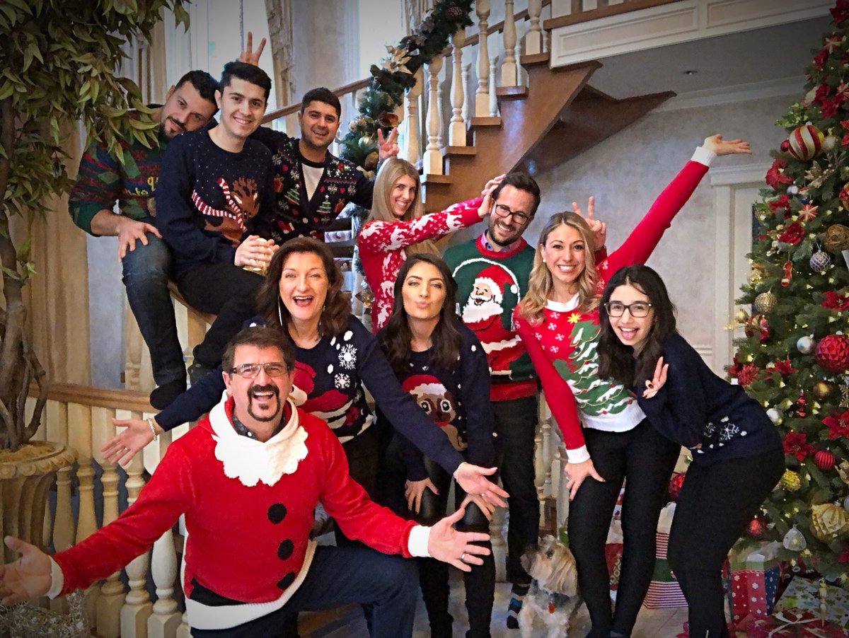 Strange Family Christmas Photos