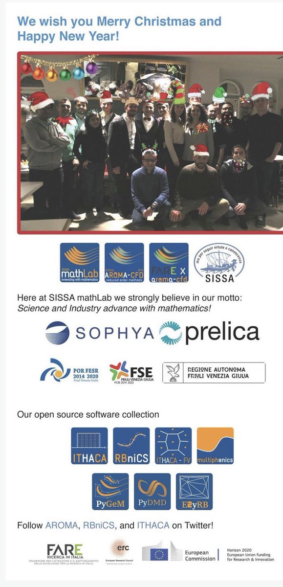 Gianluigi Rozza on Twitter: "Our best wishes and season greetings by Rozza group @Sissaschool # ...