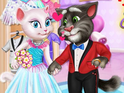 Talking Angela And Tom Kiss