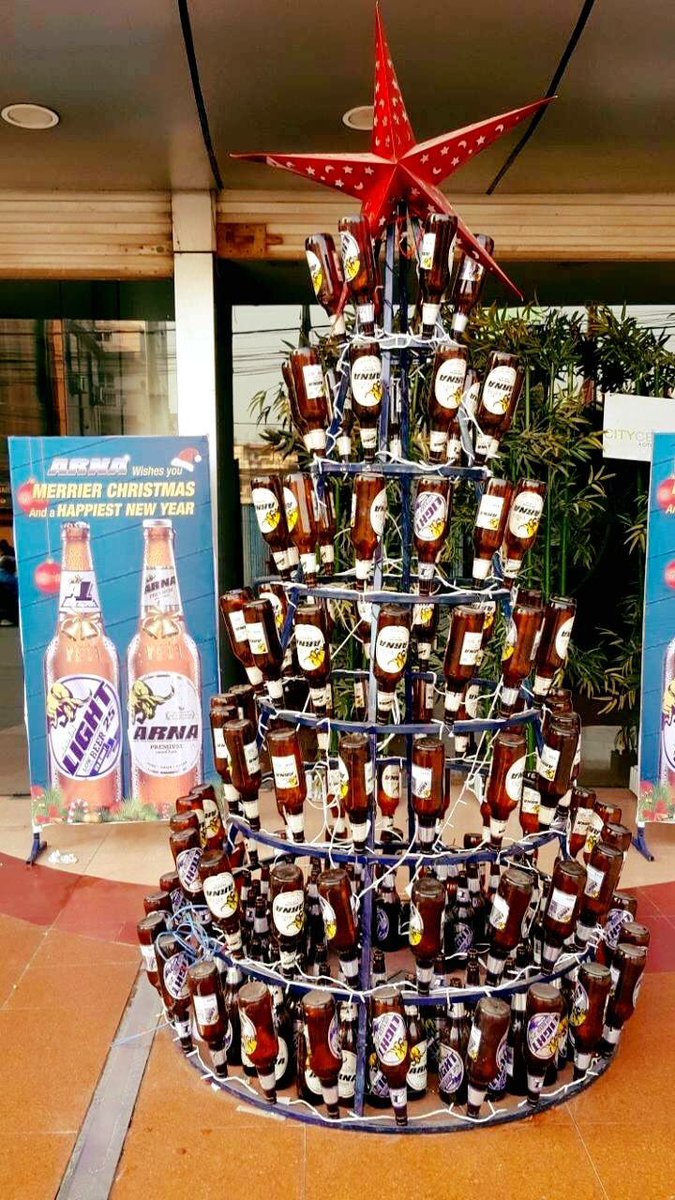 Budweiser Christmas Tree
