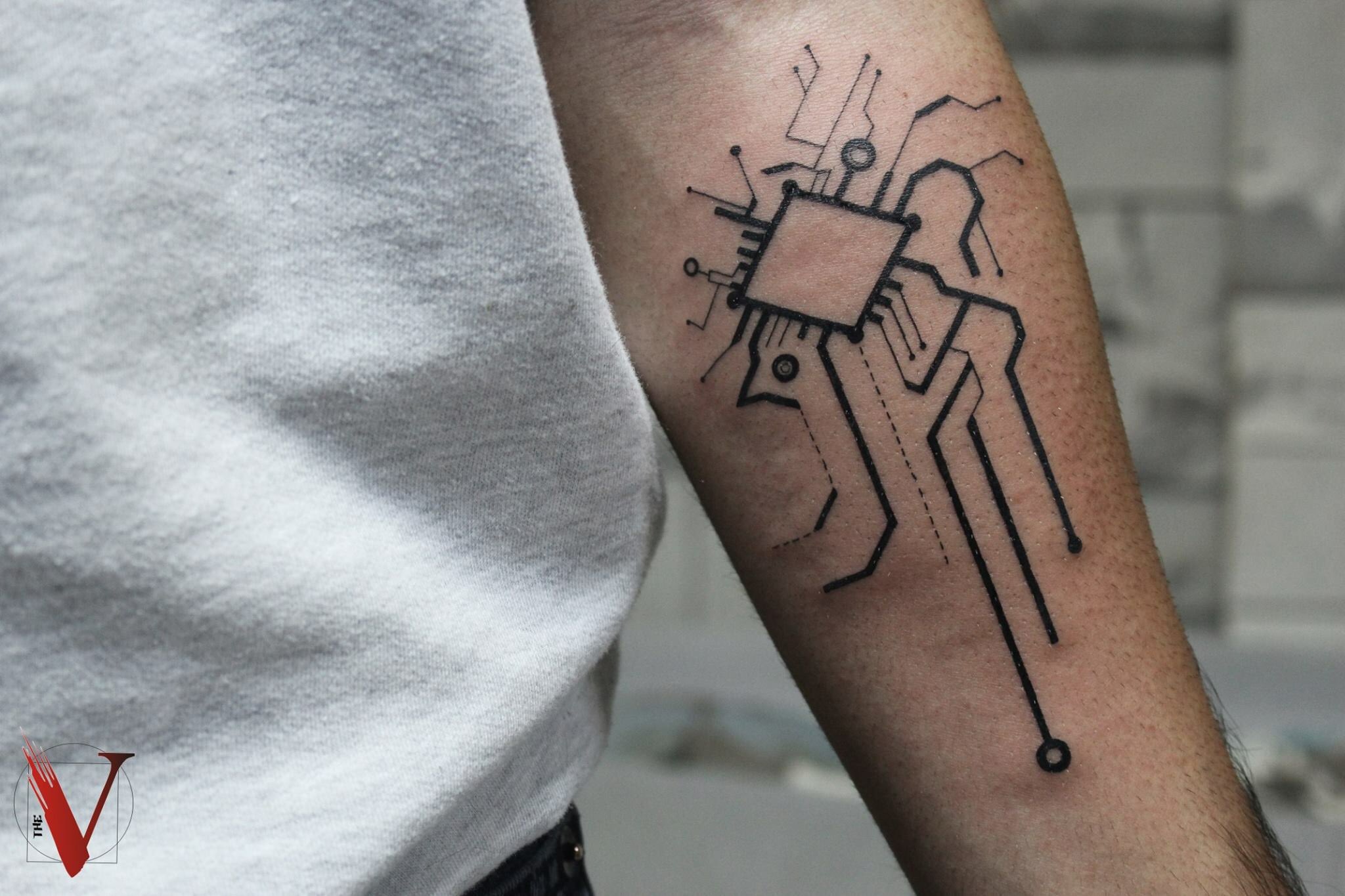 Circuit Board Tattoo Designs