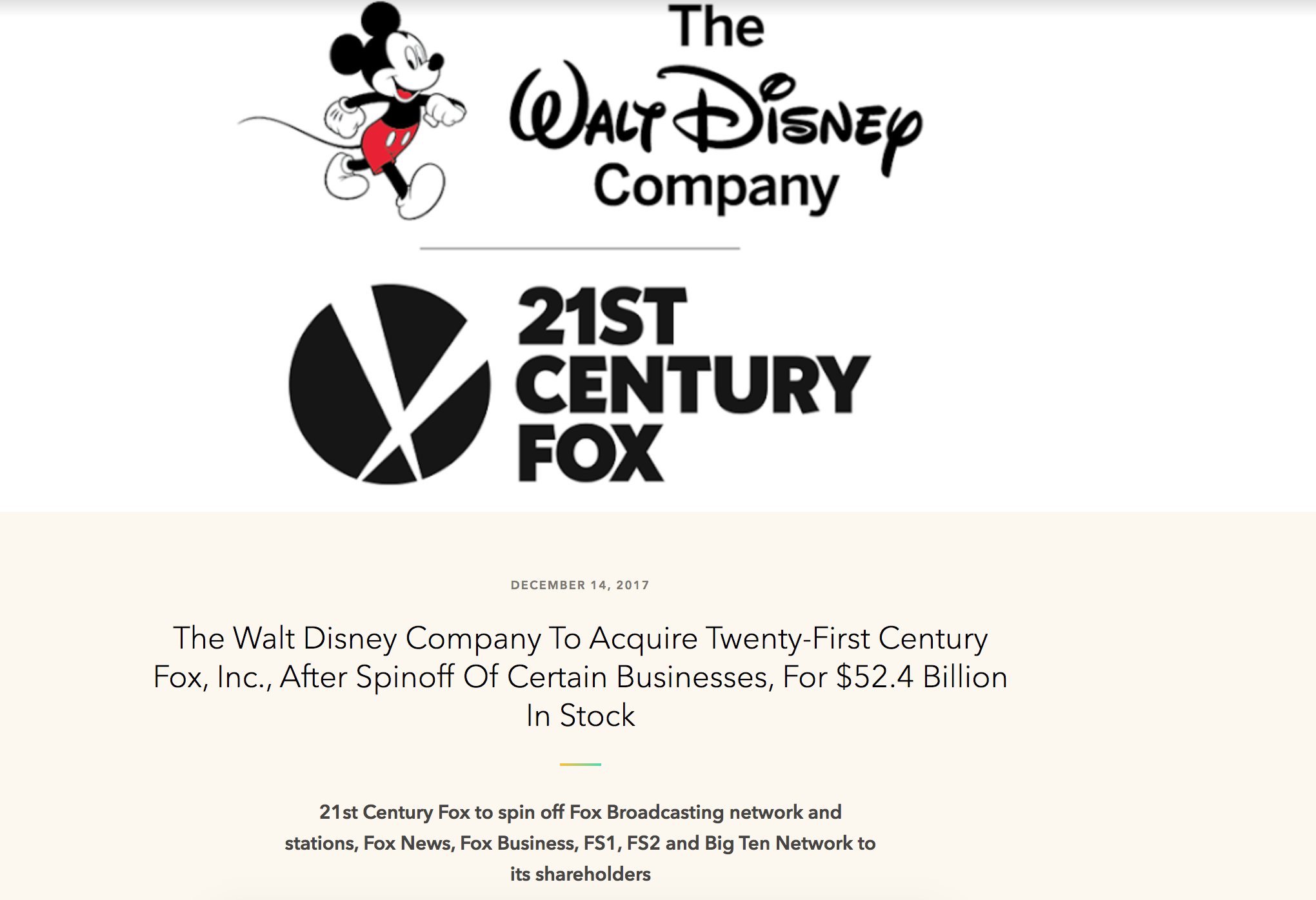 Walt Disney Television 20th Century Fox Television Fox Networks Group