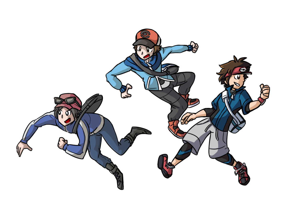 Pokemon Hilbert And Nate