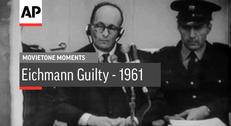 in 1961, adolf eichmann was sentenced to death for his involvement in ...