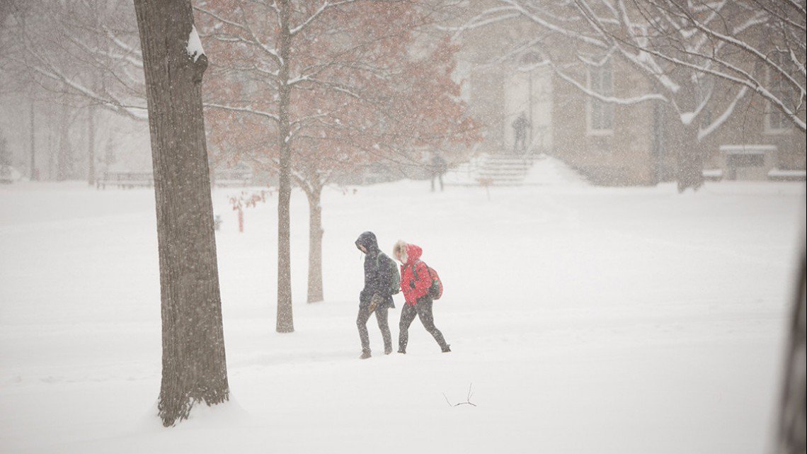 Cornell Campus Winter
