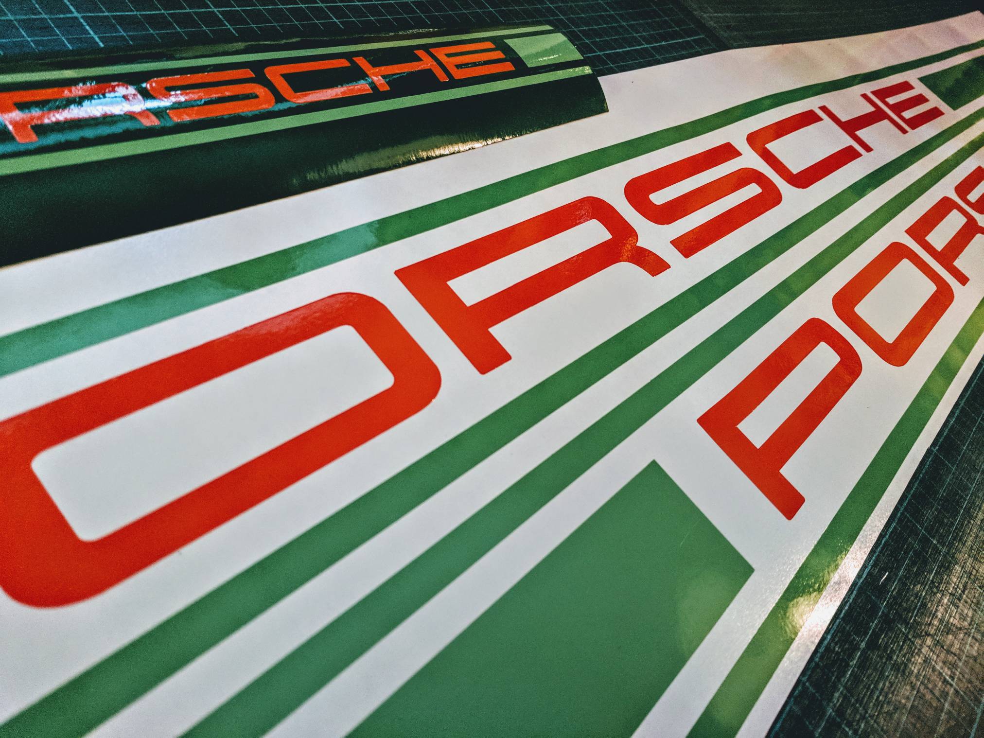 Vintage Porsche Decals