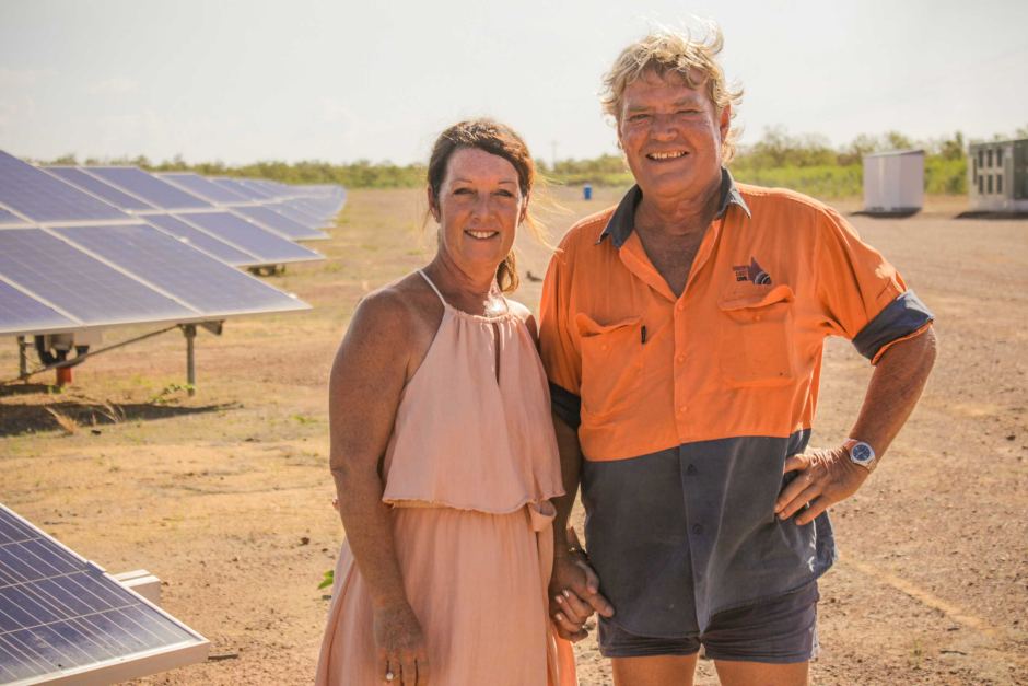 An outback Queensland couple build a solar farm big enough to power an ...