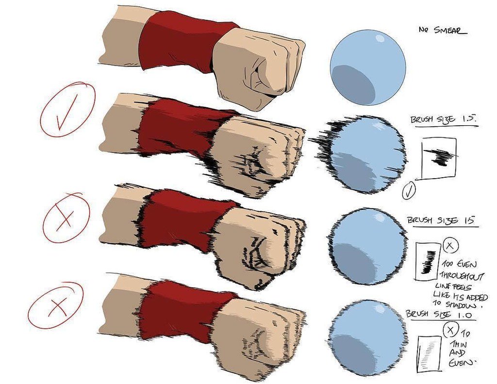THE LINE on Twitter: "@librabear spreading this gospel on how to draw smears!!! #smears # ...