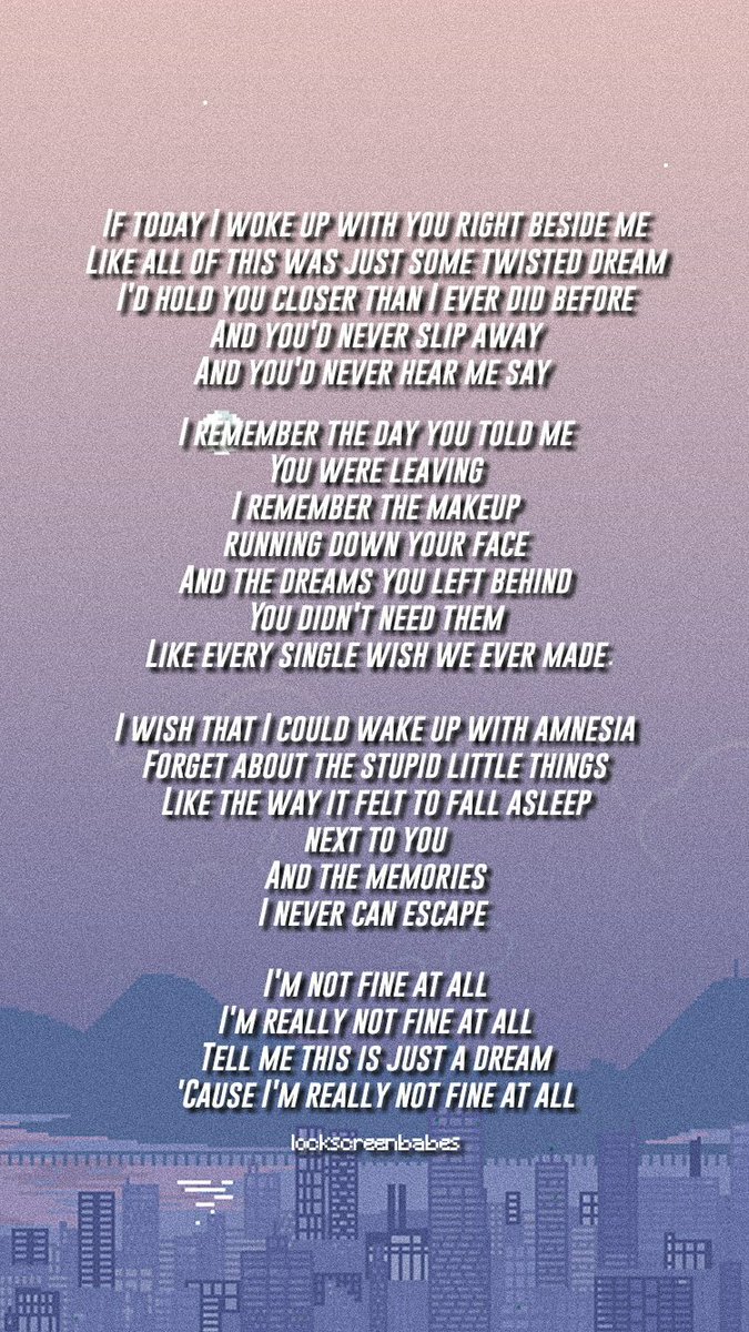 5 Seconds Of Summer Amnesia Lyrics