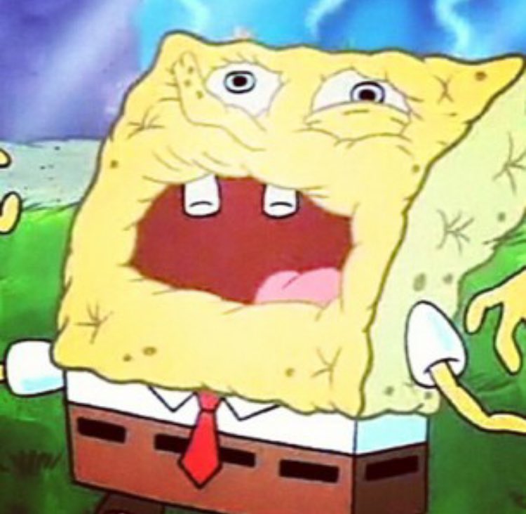 Dehydrated Spongebob