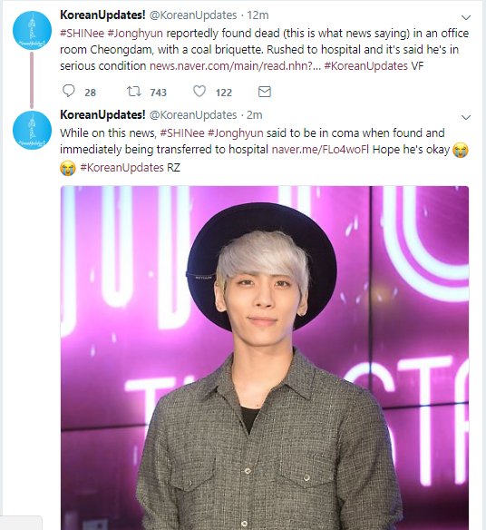 Jonghyun Muerte K POP Singer Jonghyun's Death Reveals Hardships Of