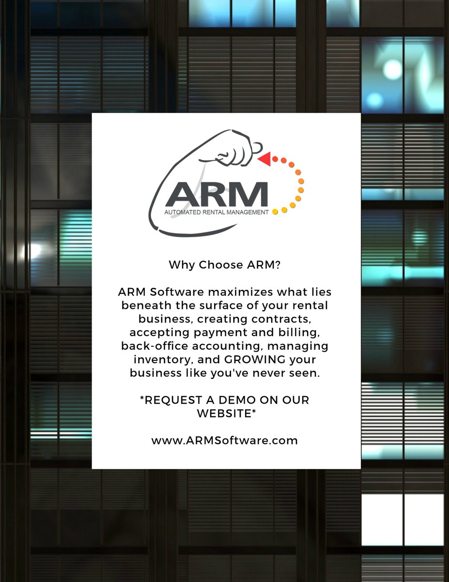 ARM Rental Software (@armsoftware) | Twitter