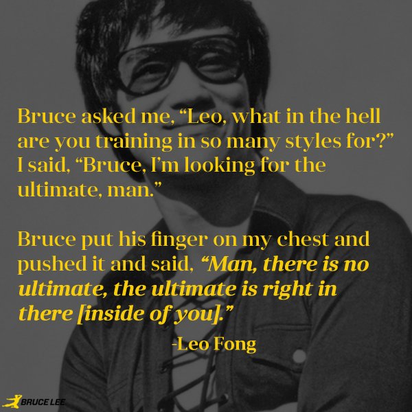 Bruce Lee Quotes On Training