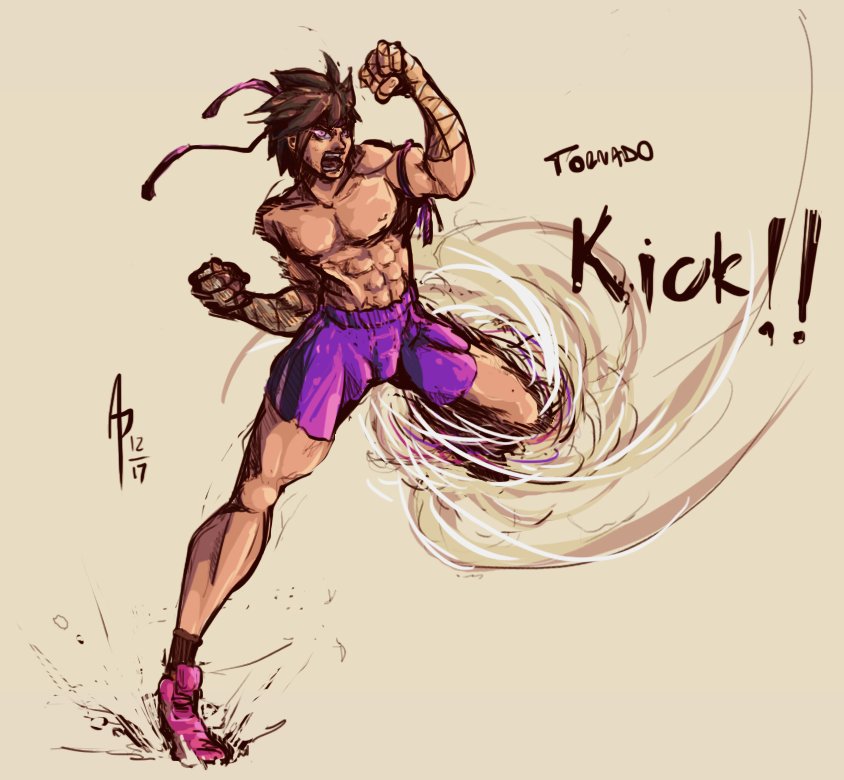 Muay Thai Fighter Anime