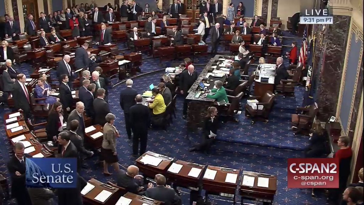 Happening now: U. S. Senate final vote on TaxReform bill, Pence ...