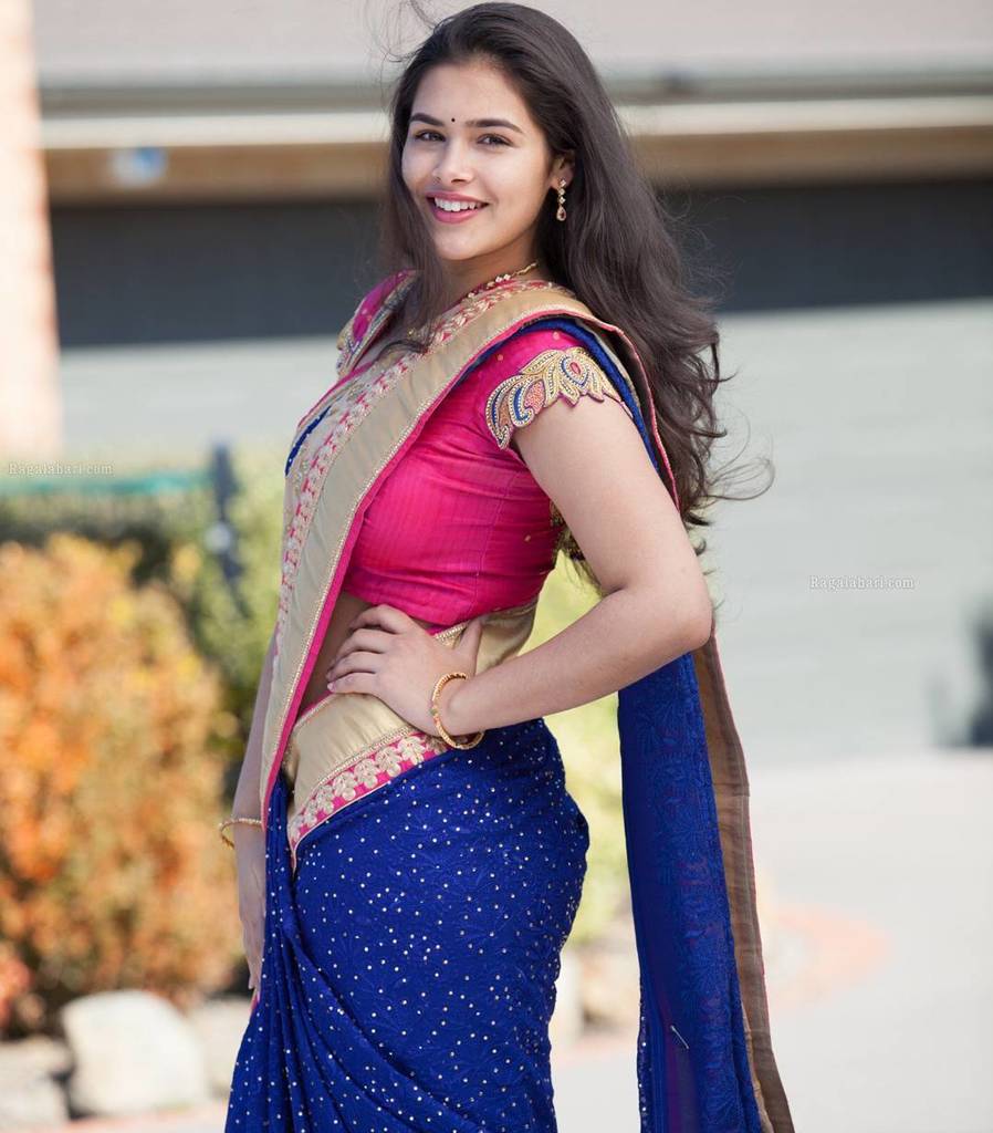 Real Life Saree Side View