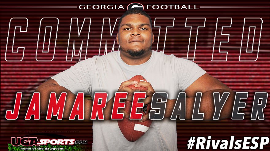 2018 5* OG Jamaree Salyer commits to Georgia : r/CFB