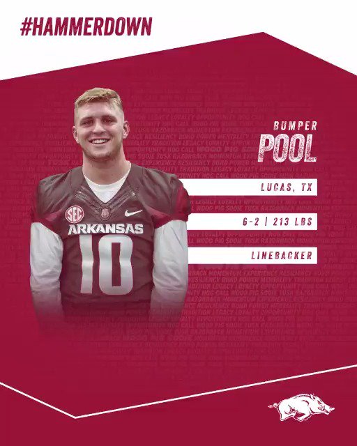 2018 4* LB Bumper Pool signs with Arkansas : r/CFB