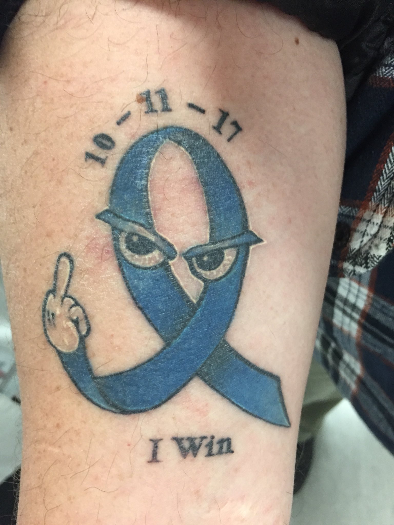 Colon Cancer Symbol Tattoo