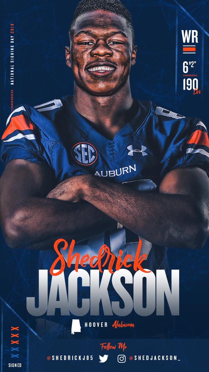 3 Star WR Shedrick Jackson signs with Auburn : r/CFB