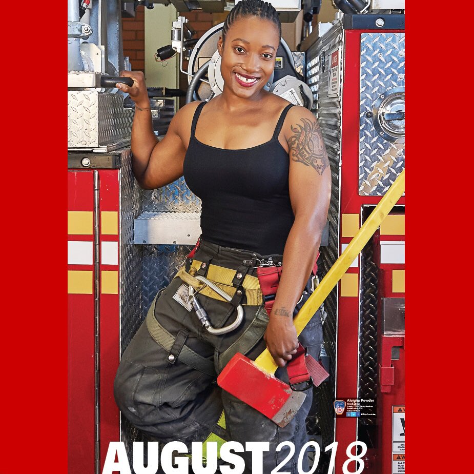 Meet firefighter aleigha powder, ladder 155, and model for the month of ...