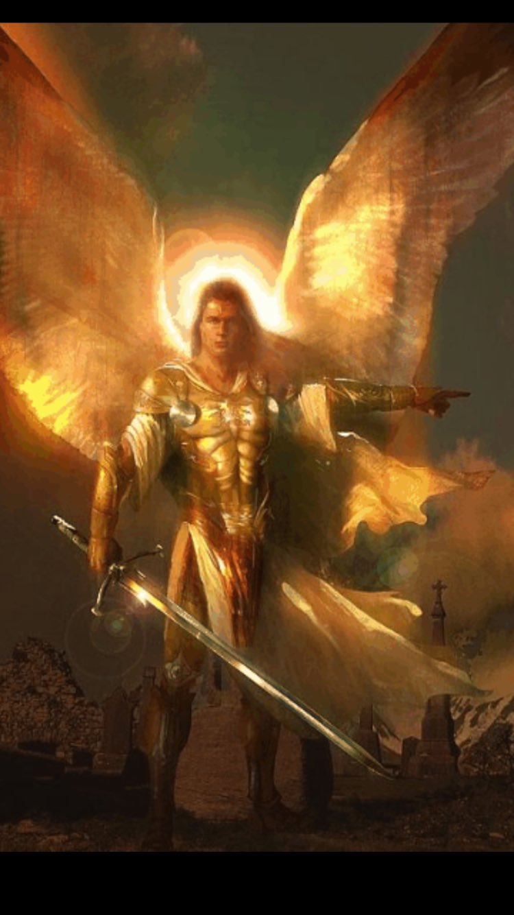 Angel Fighting Dragon