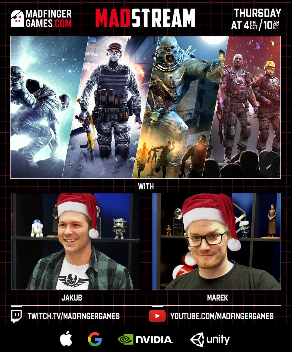 Last MADstream of the year is fast approaching! Watch us live in just ...