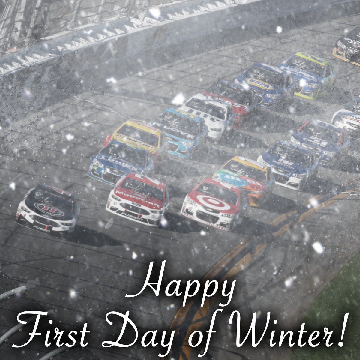 Happy first day of Winter from NASCAR on NBC! : r/NASCAR