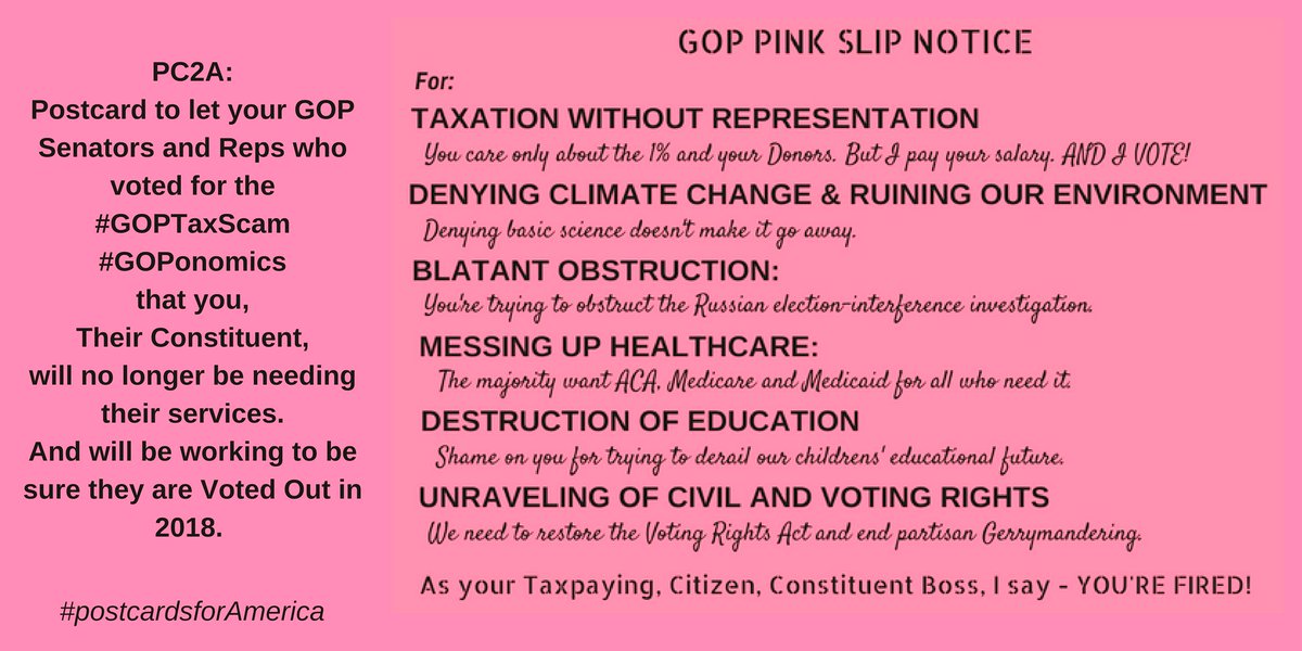 Pink Slip Example