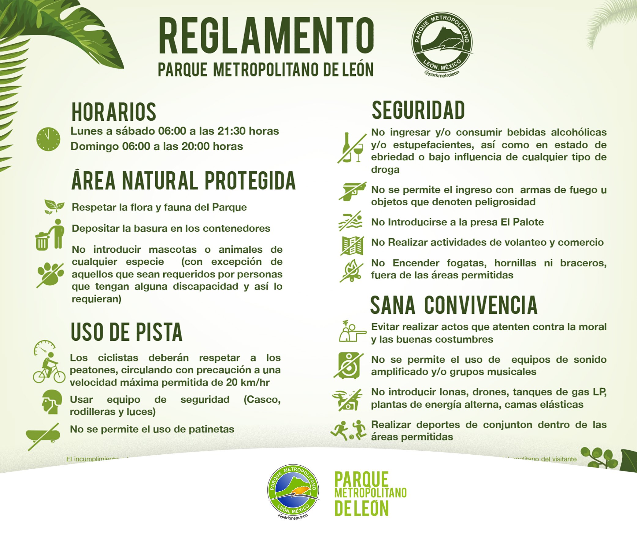 Logotipo De Parques Metropolitanos Parque Central Mazatlán