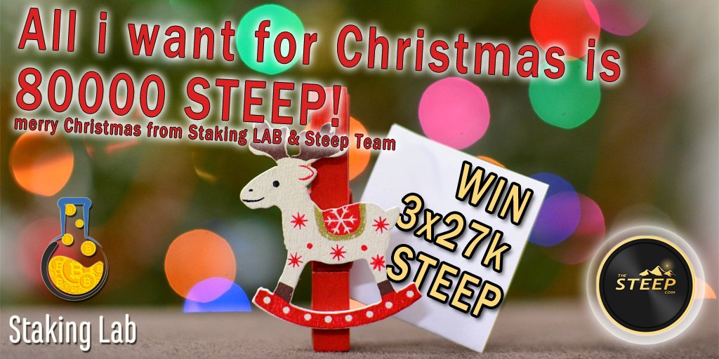 Stakinglab on Twitter: "🎄🎅#StakingLAB X-Mas #Giveaway🎅🎄 Be 1 of 3 to win a space in our # ...