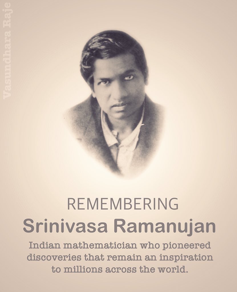Srinivasa Ramanujan Achievements