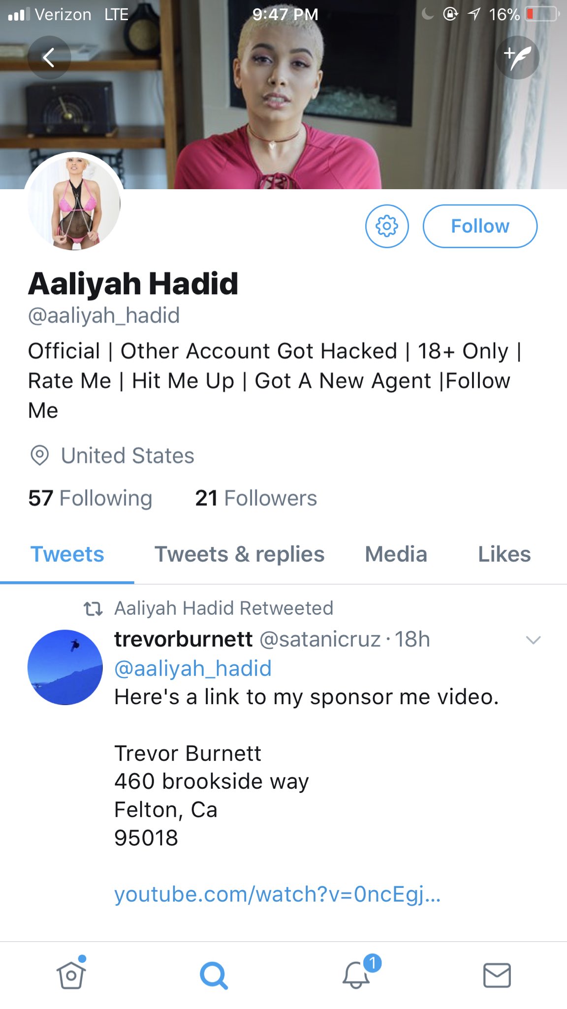 TW Pornstars - Gaggasaurus Rex. Twitter. Lol okay ma’am sir whoever you ...