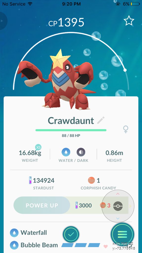 Crawdaunt Evolution