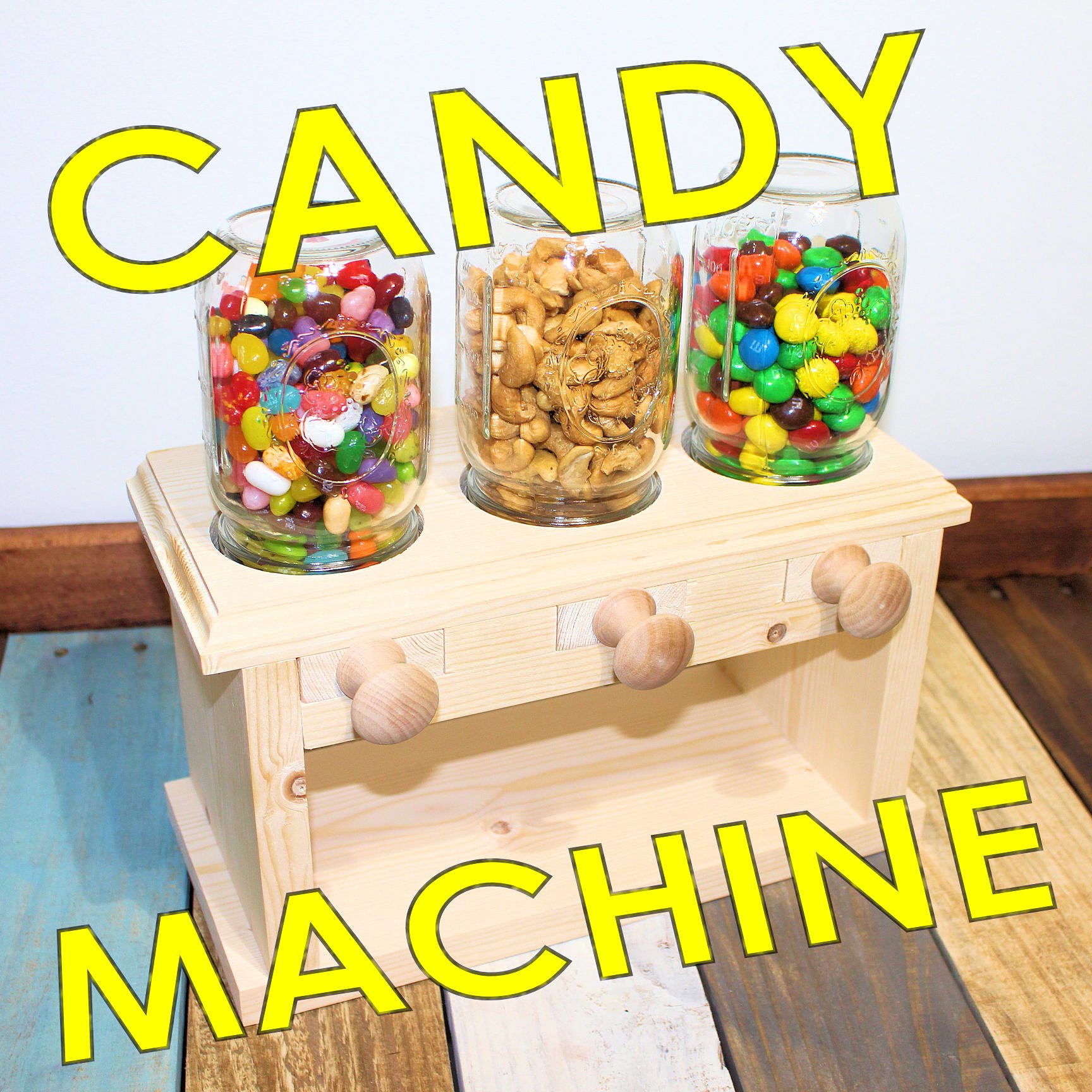 Wooden Candy Dispenser