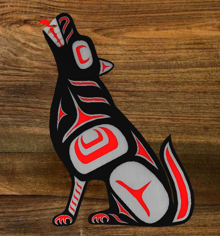 Native Art Wolf