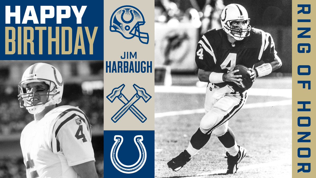 Happy birthday to #Colts Ring of Honor member @CoachJim4UM! https://t ...