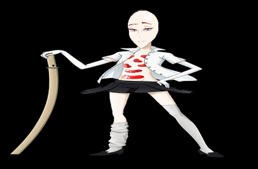 Anime Girl With A Knife Base