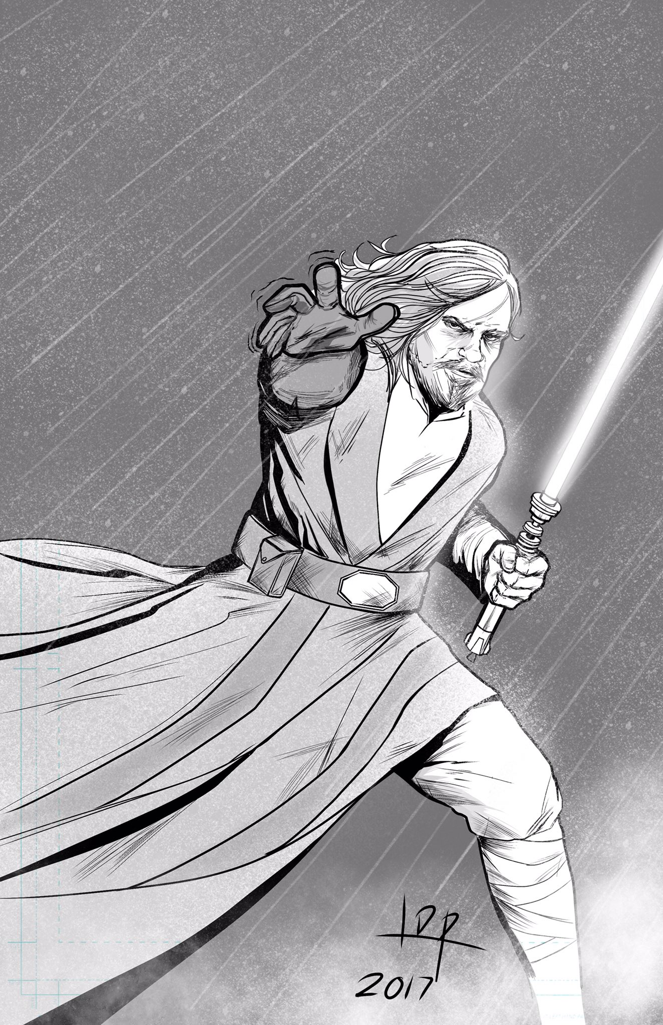 Luke Skywalker Drawing