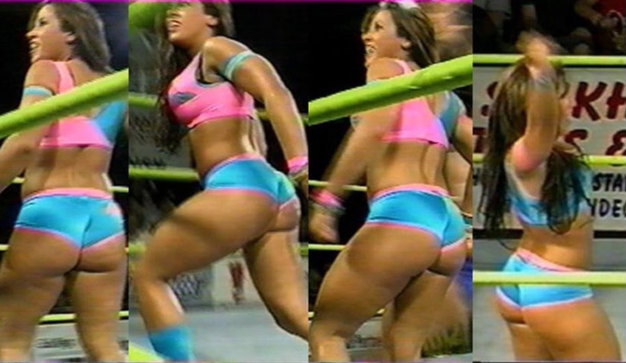 Mickie James Purple Thong