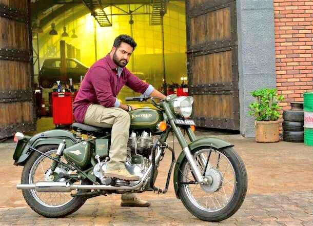 NTR Fans 🌊 on Twitter: "NTR on Royal Enfield bike…